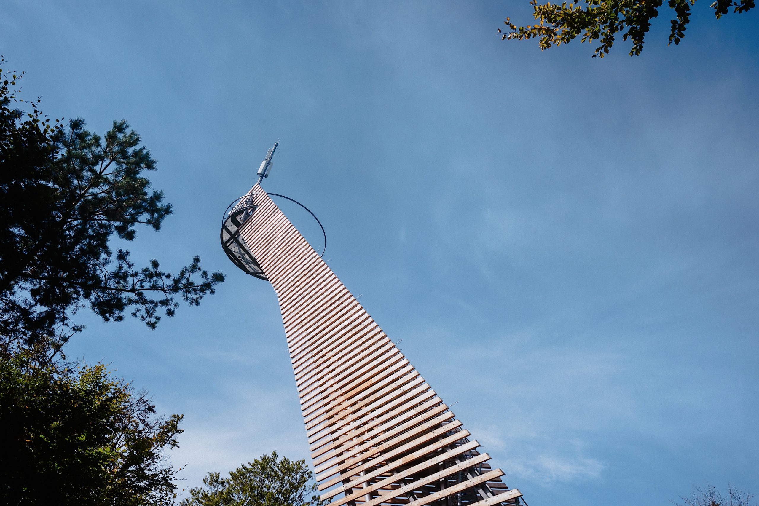 Hoch hinaus, weit hinab - wo sonst - wo sonst